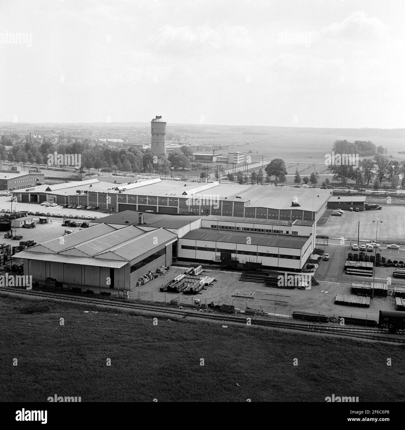 Sweden, Örebro, Örebro, Aspholmen (depicted, town Stock Photo - Alamy