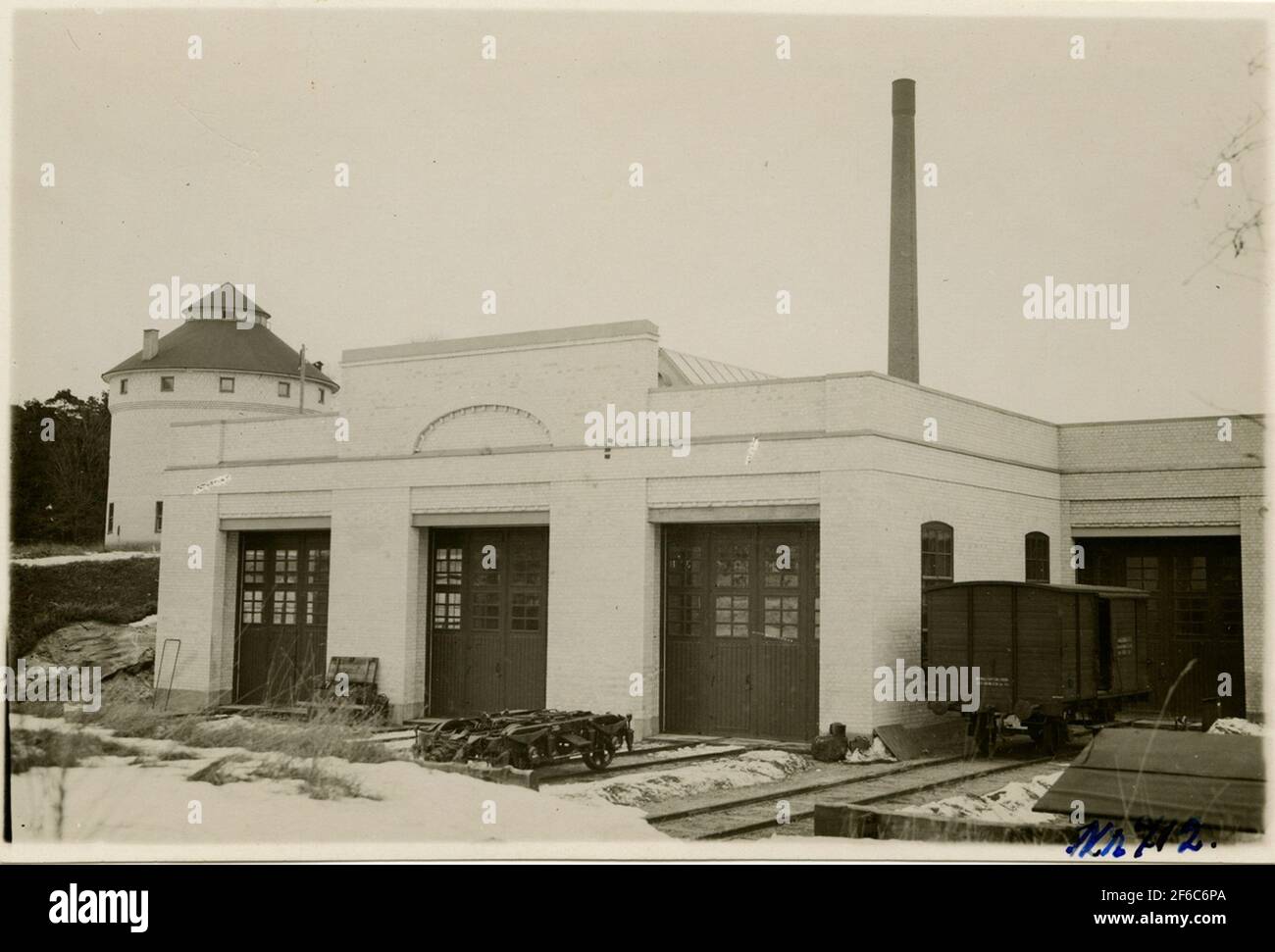 The operating workshop in Hagalund Stock Photo - Alamy
