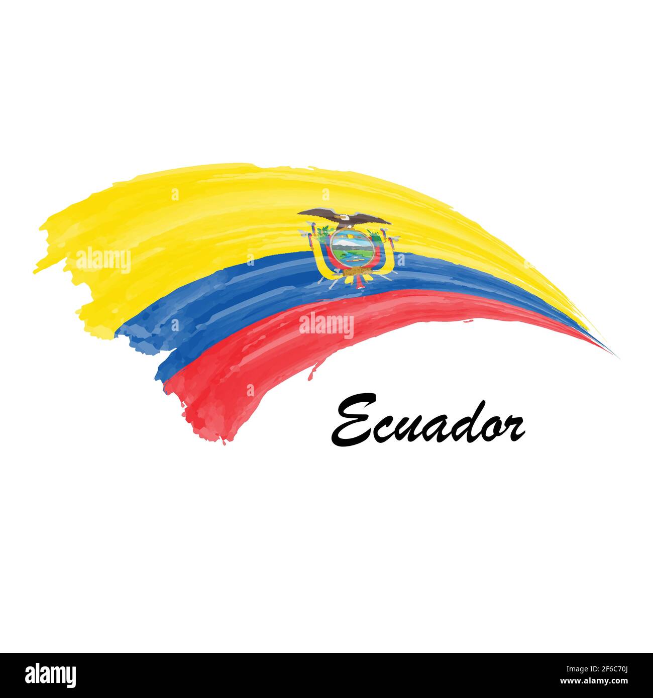 Painting ecuador Stock Vector Images - Alamy