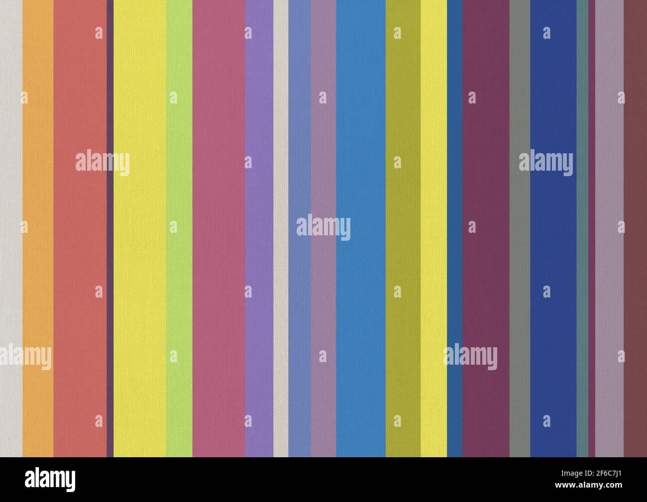 Cotton fabric texture printed with colorful stripes. Background ...