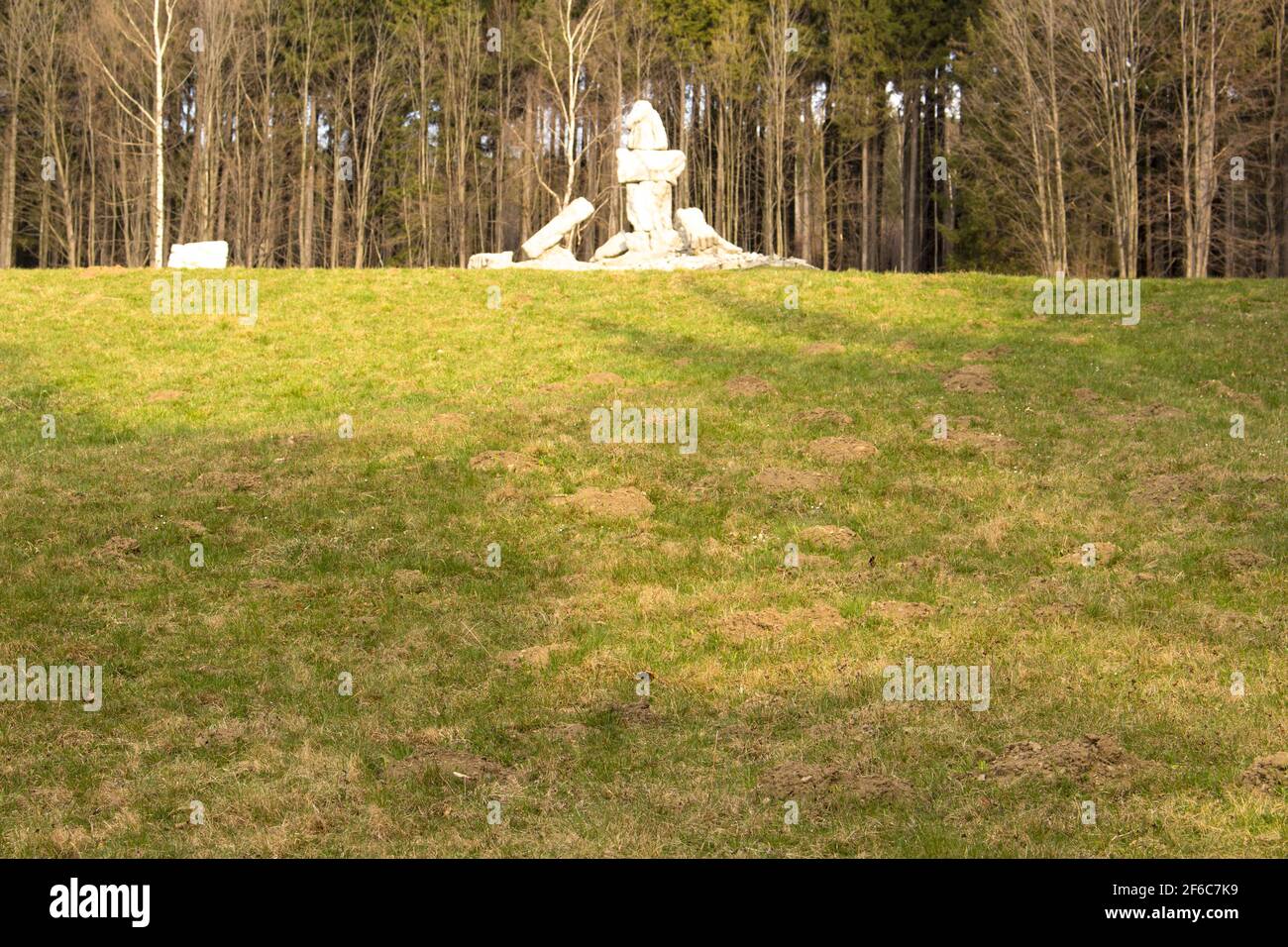 monument on the mountain Stock Photo - Alamy