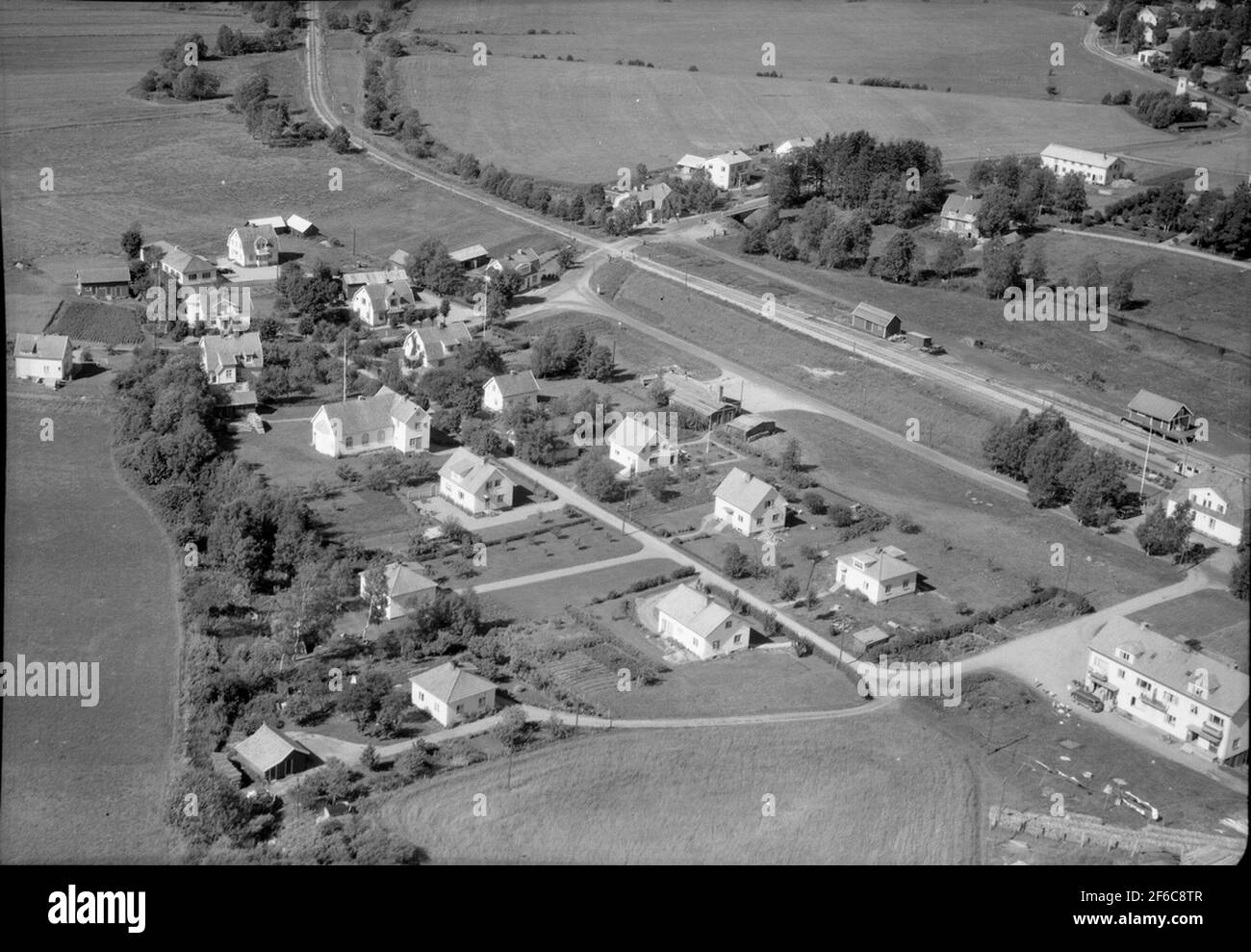 Aerial view of station Stock Photo - Alamy