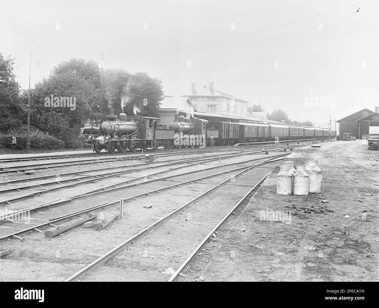 BHJ 3 and 6 with King Rail.BHJ, Borås - Herrljunga Rail Stock Photo - Alamy