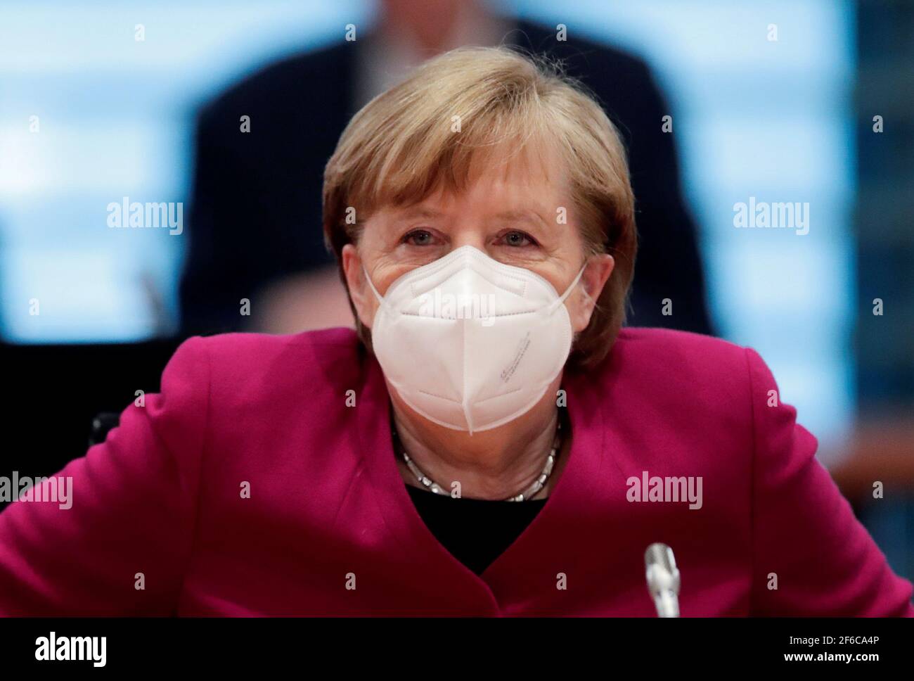 Berlin, Germany. 31st Mar, 2021. Chancellor Angela Merkel (CDU) has ...