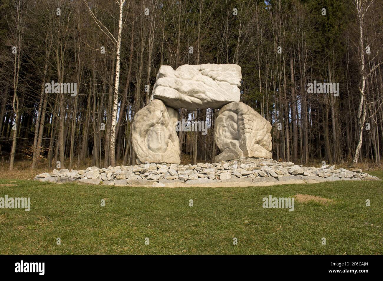 monument on the mountain Stock Photo - Alamy
