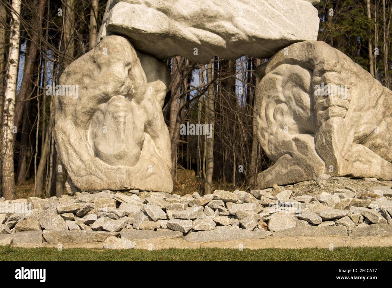 monument on the mountain Stock Photo - Alamy