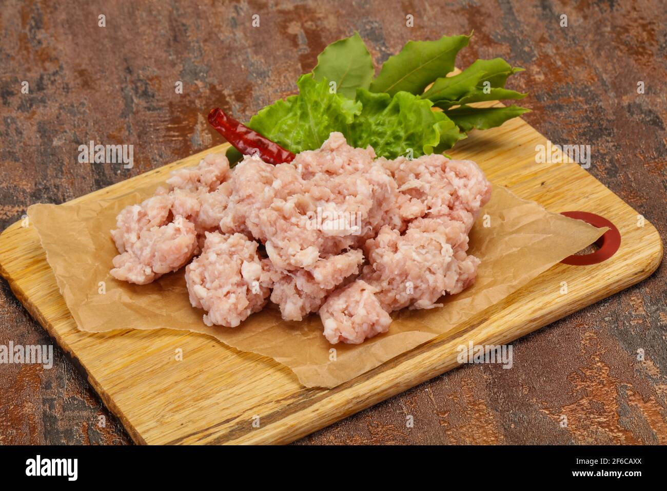 Homemade pork minced meat ready for cooking Stock Photo - Alamy