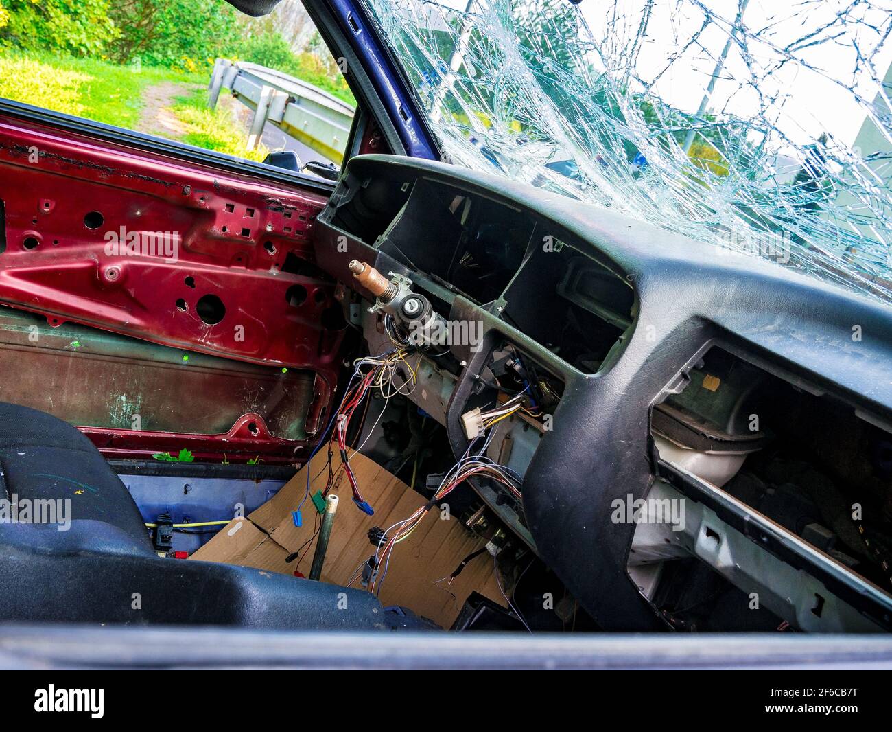 Interior abandoned car scrap hi-res stock photography and images - Alamy