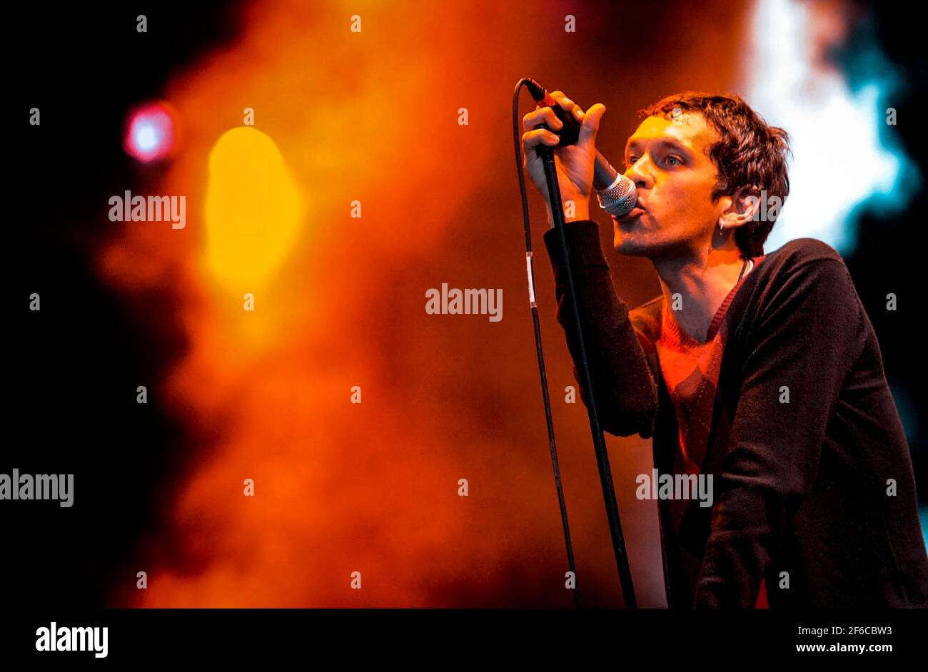 Lead Singer Rick Witter Band Shed Seven High Resolution Stock ...