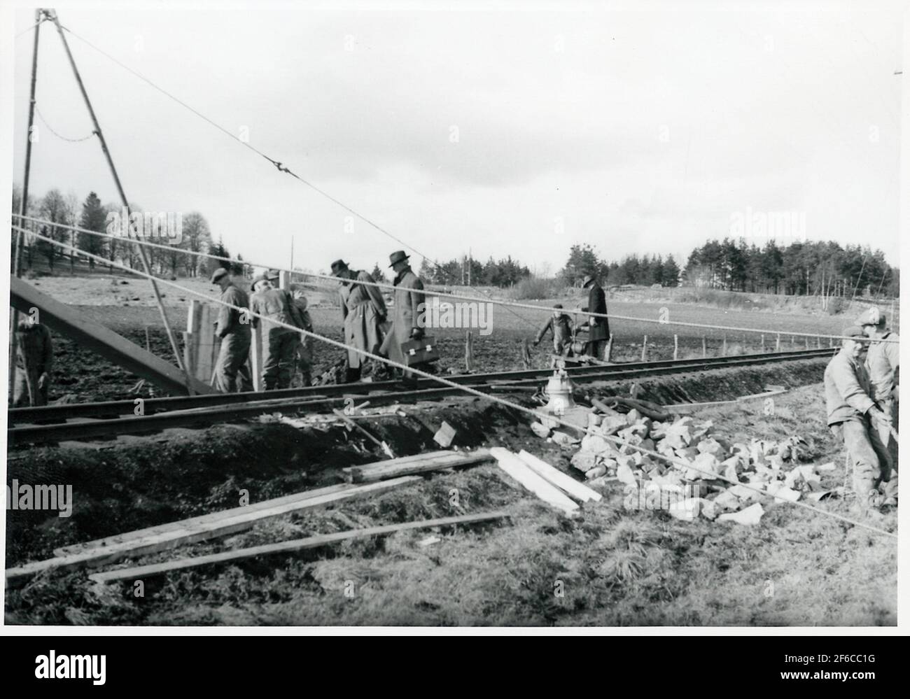 Rising of concrete posts Stock Photo - Alamy