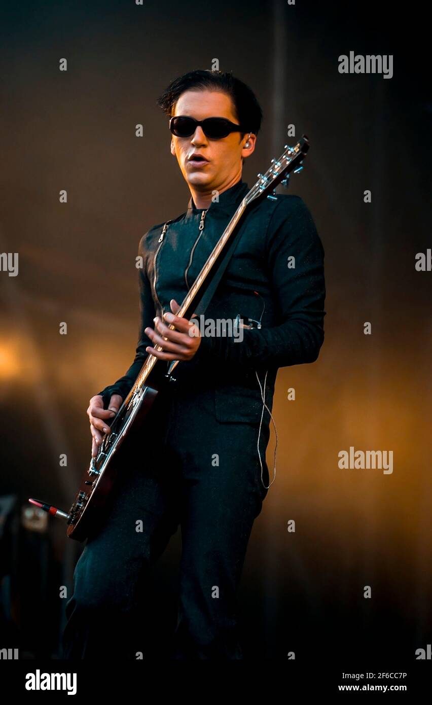 Singer brian molko band placebo hi-res stock photography and images - Alamy