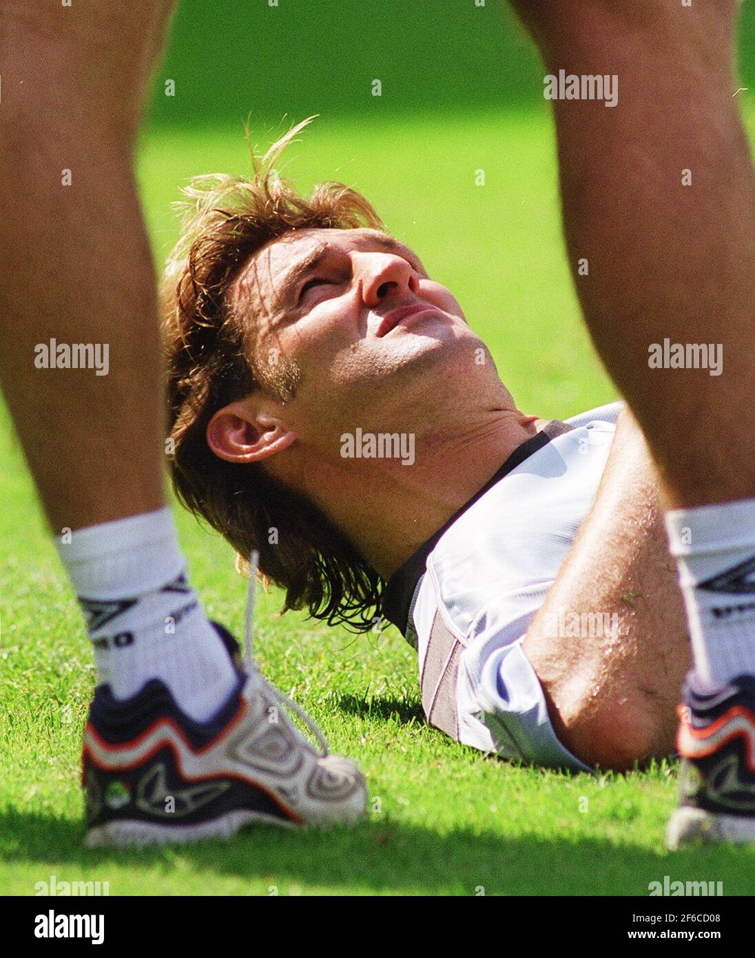 Tony Adams September 1999during England training session at Wembley ...
