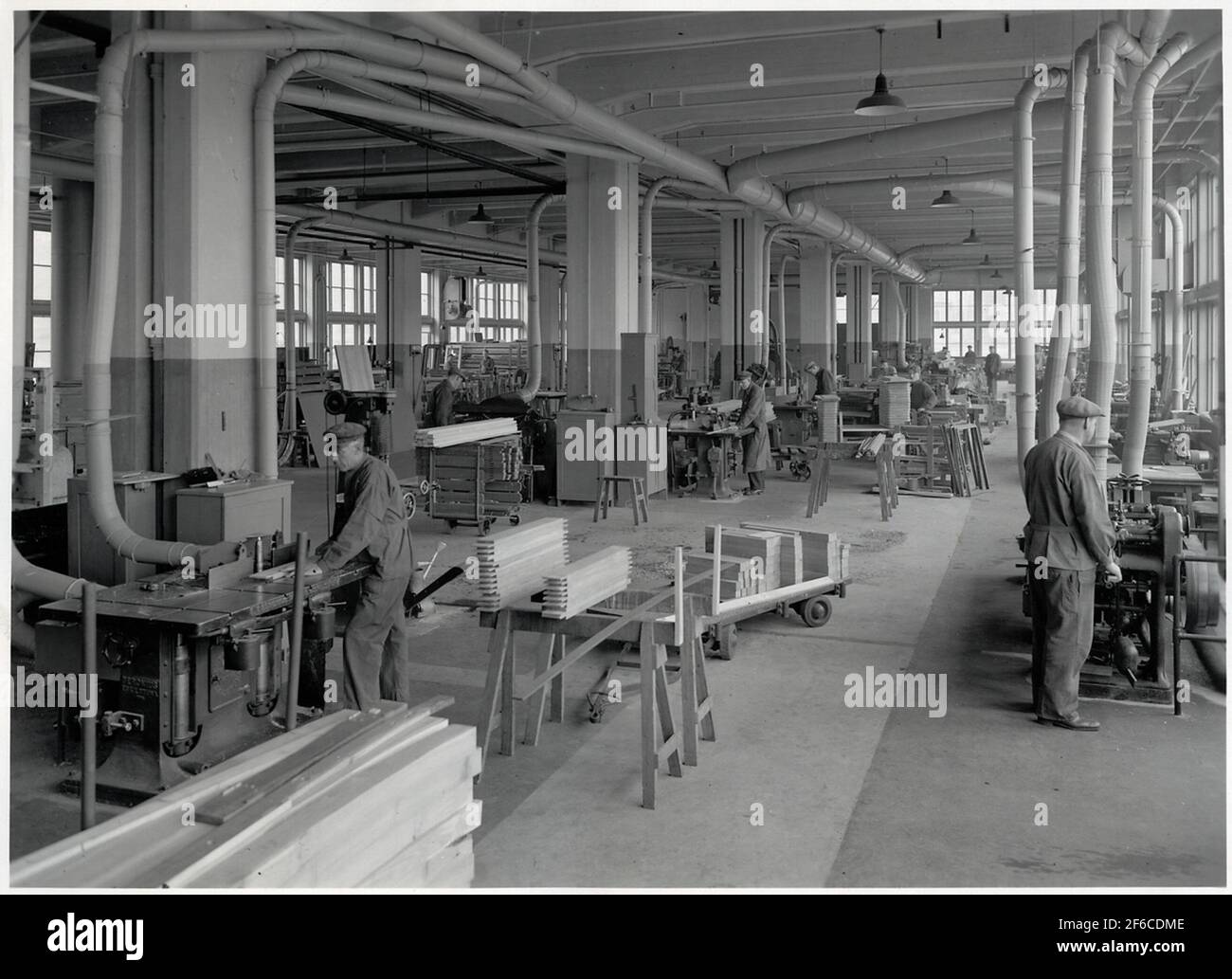 Örebro cart workshop with machine carpentry Stock Photo - Alamy