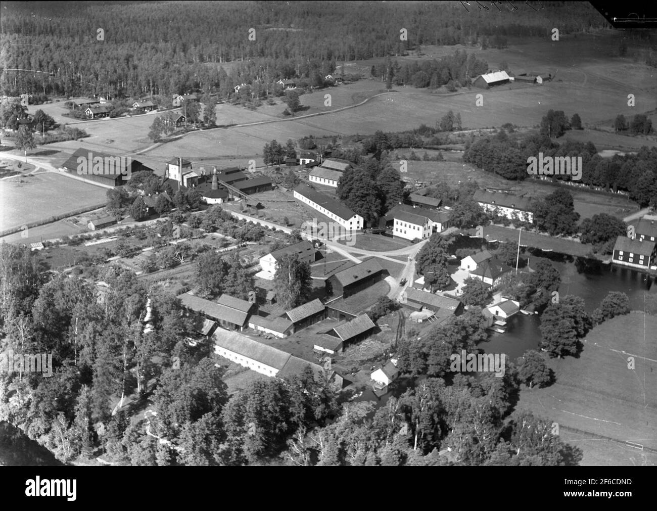 Aerial view of the mill Stock Photo - Alamy