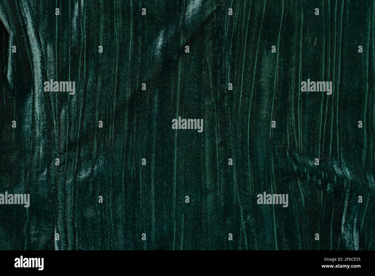 Green color velvet texture with stripes background Stock Photo - Alamy