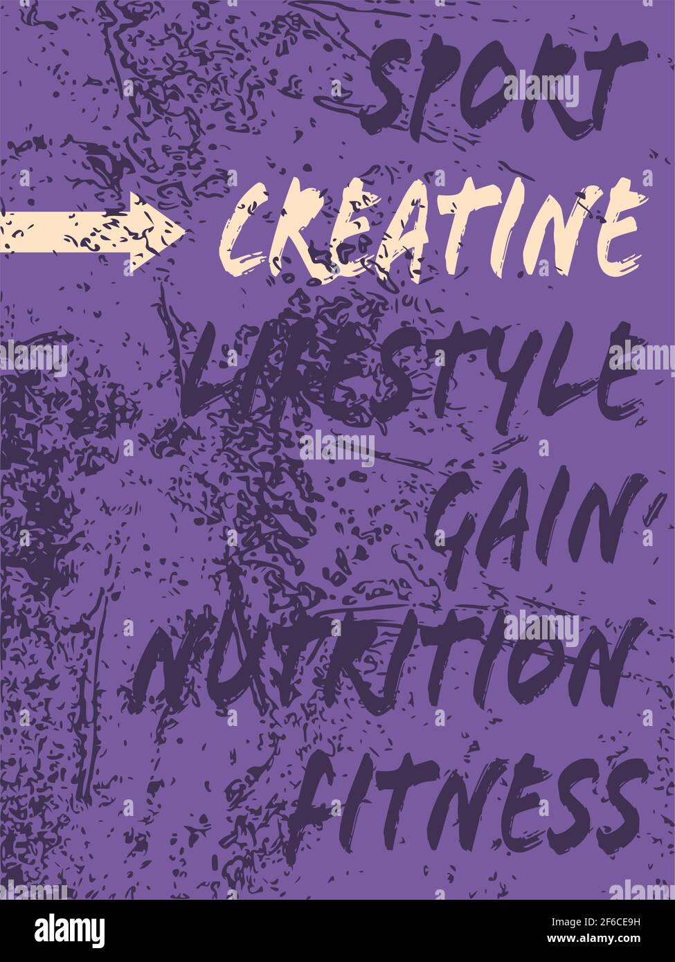 Creatine vector vectors hi-res stock photography and images - Alamy