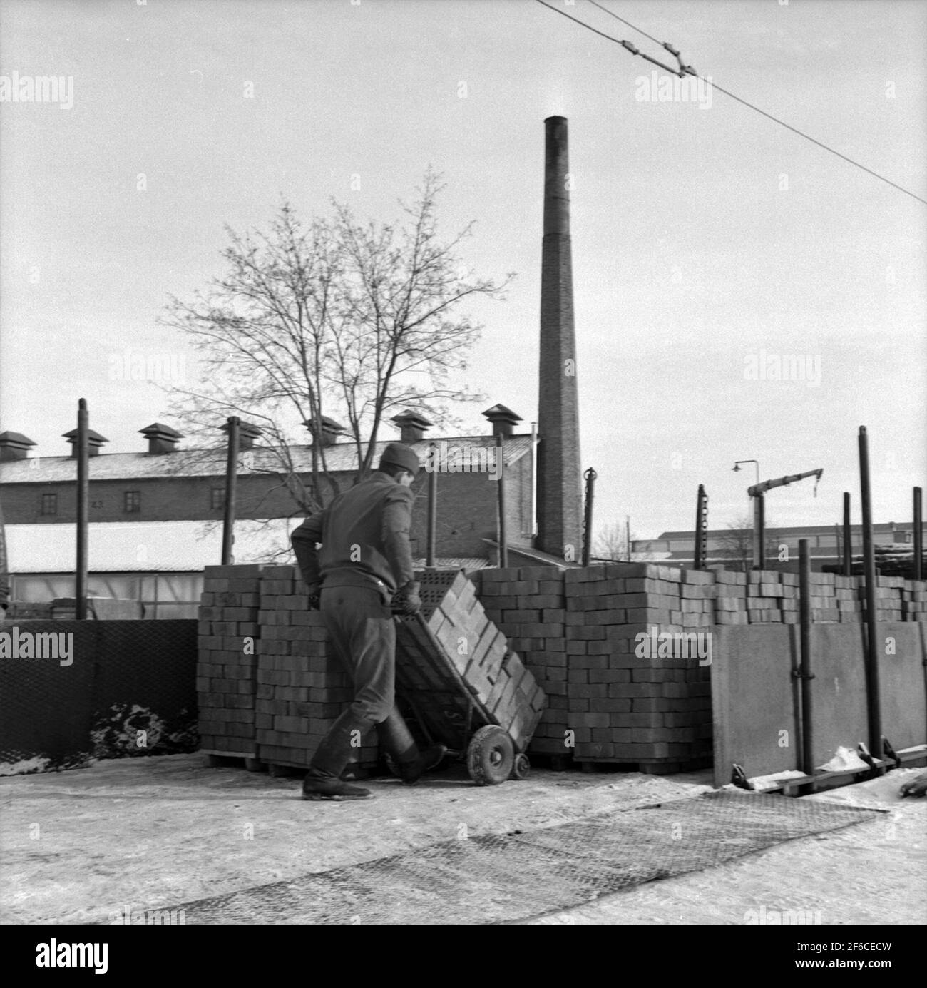 Tegella loading at Sala station Stock Photo - Alamy