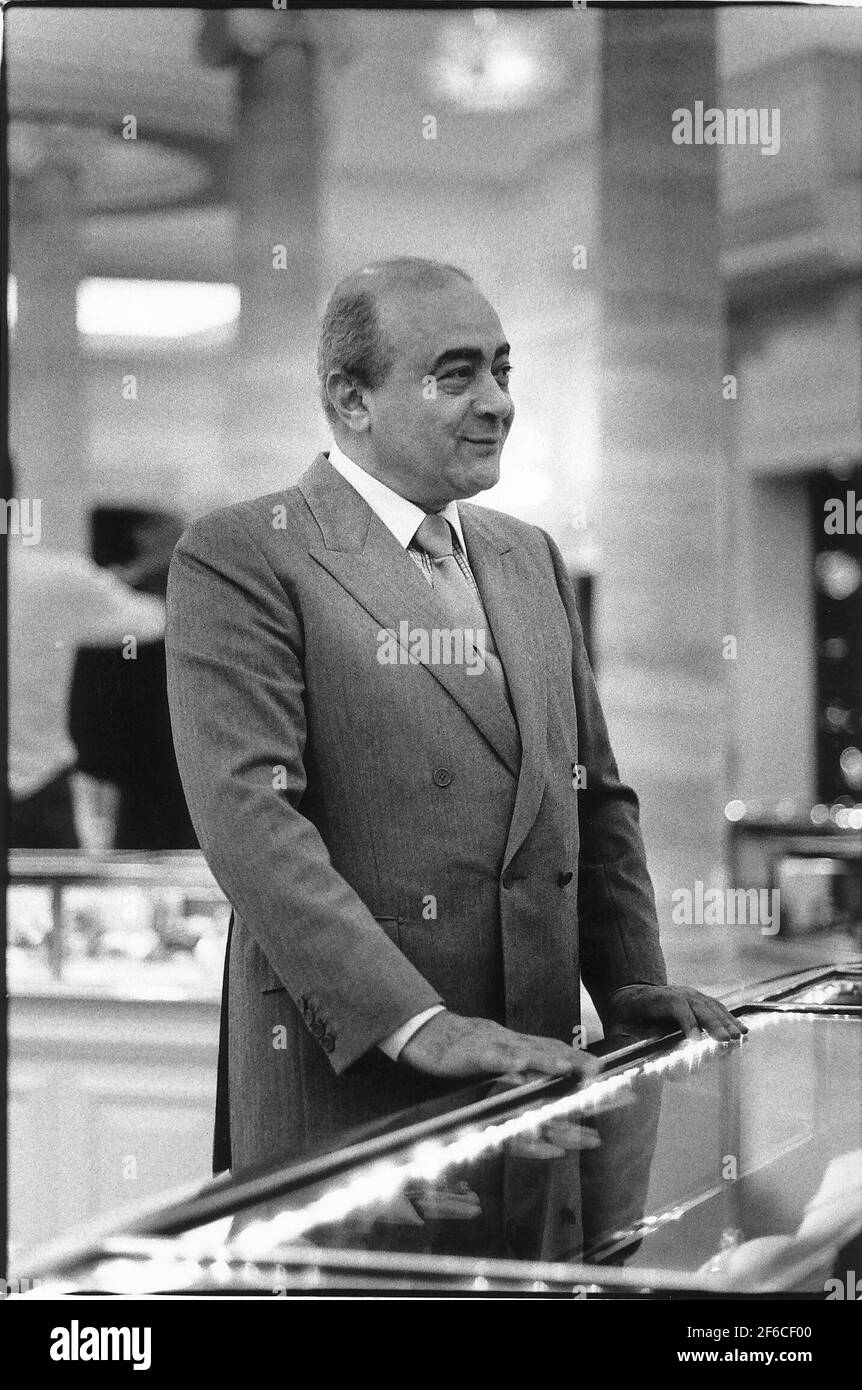 owner of Harrods of knightsbridge London Stock Photo - Alamy