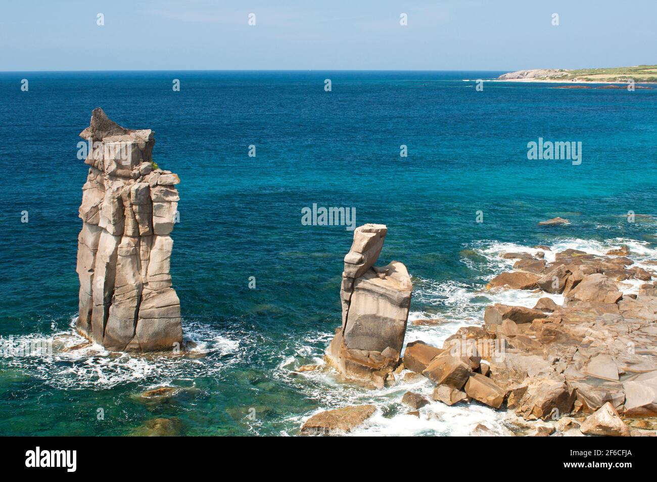 Le Colonne stacks, Carloforte, St Pietro Island, Carbonia - Iglesias ...