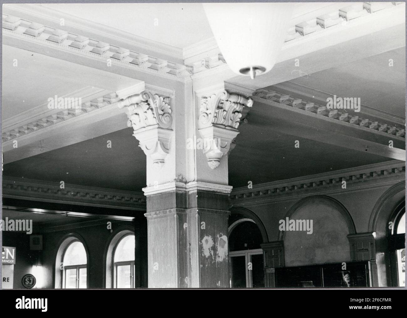 Building details at Borås Central Station Stock Photo - Alamy