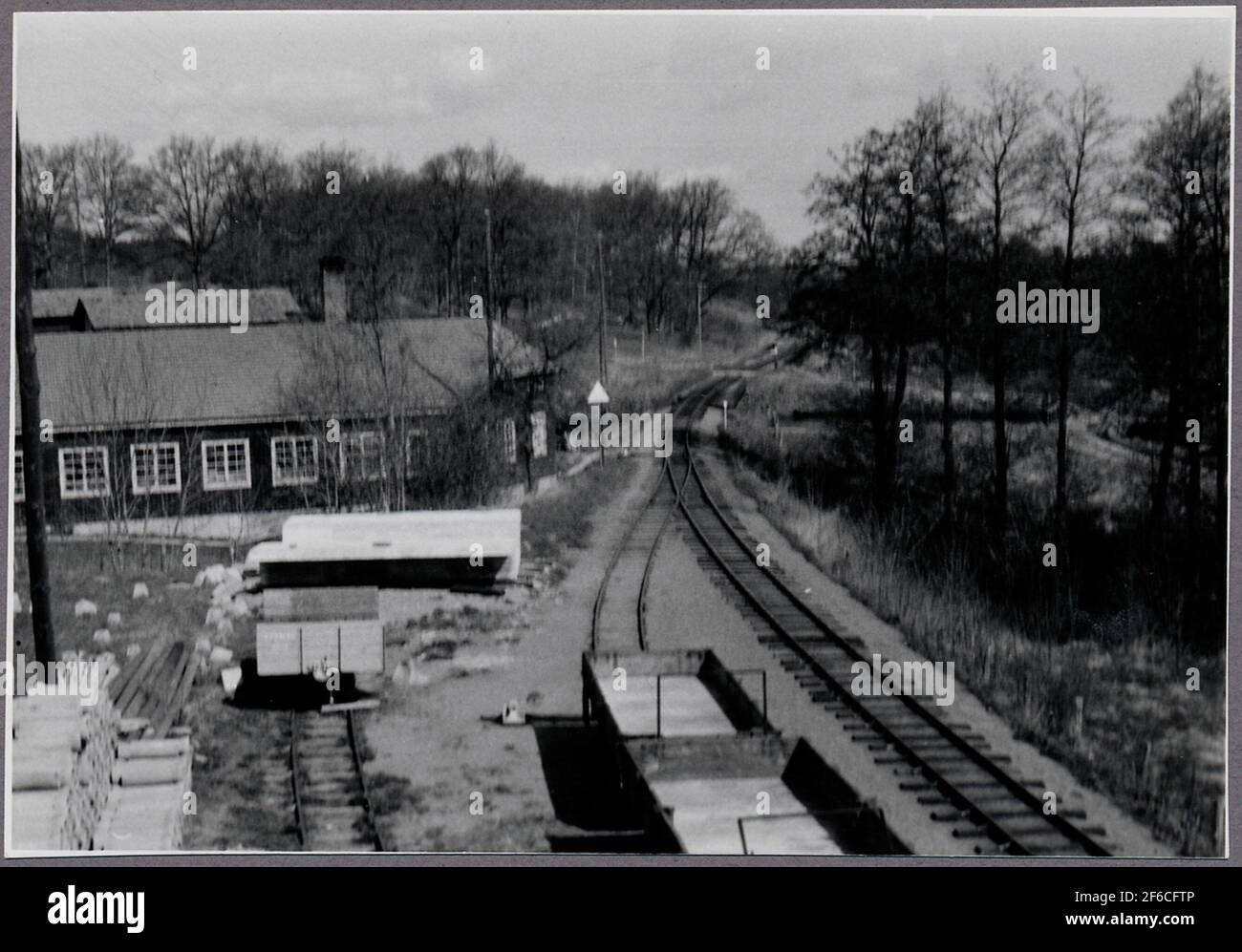 The railroad at Almik Station Stock Photo - Alamy