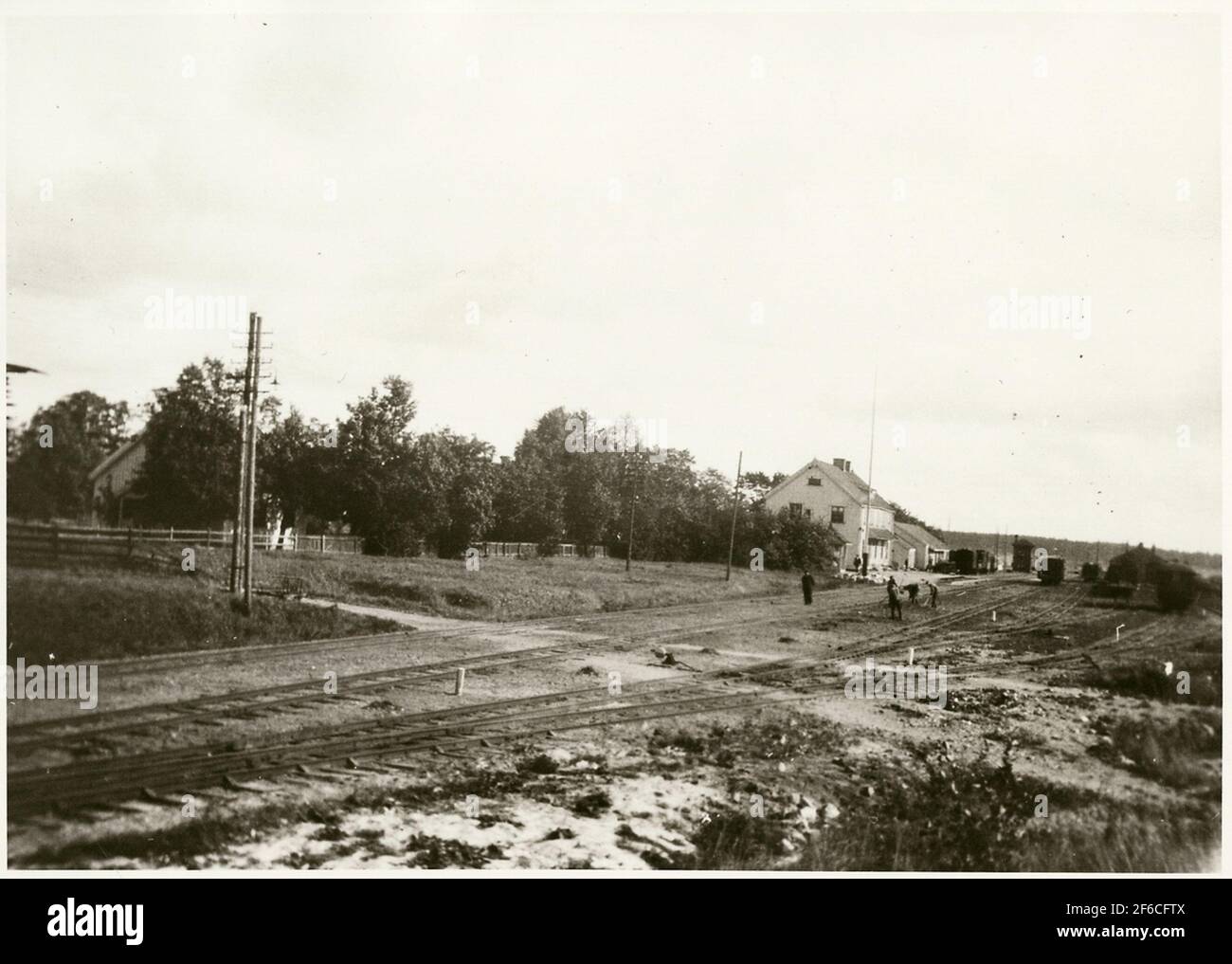 Gimo station area Stock Photo - Alamy