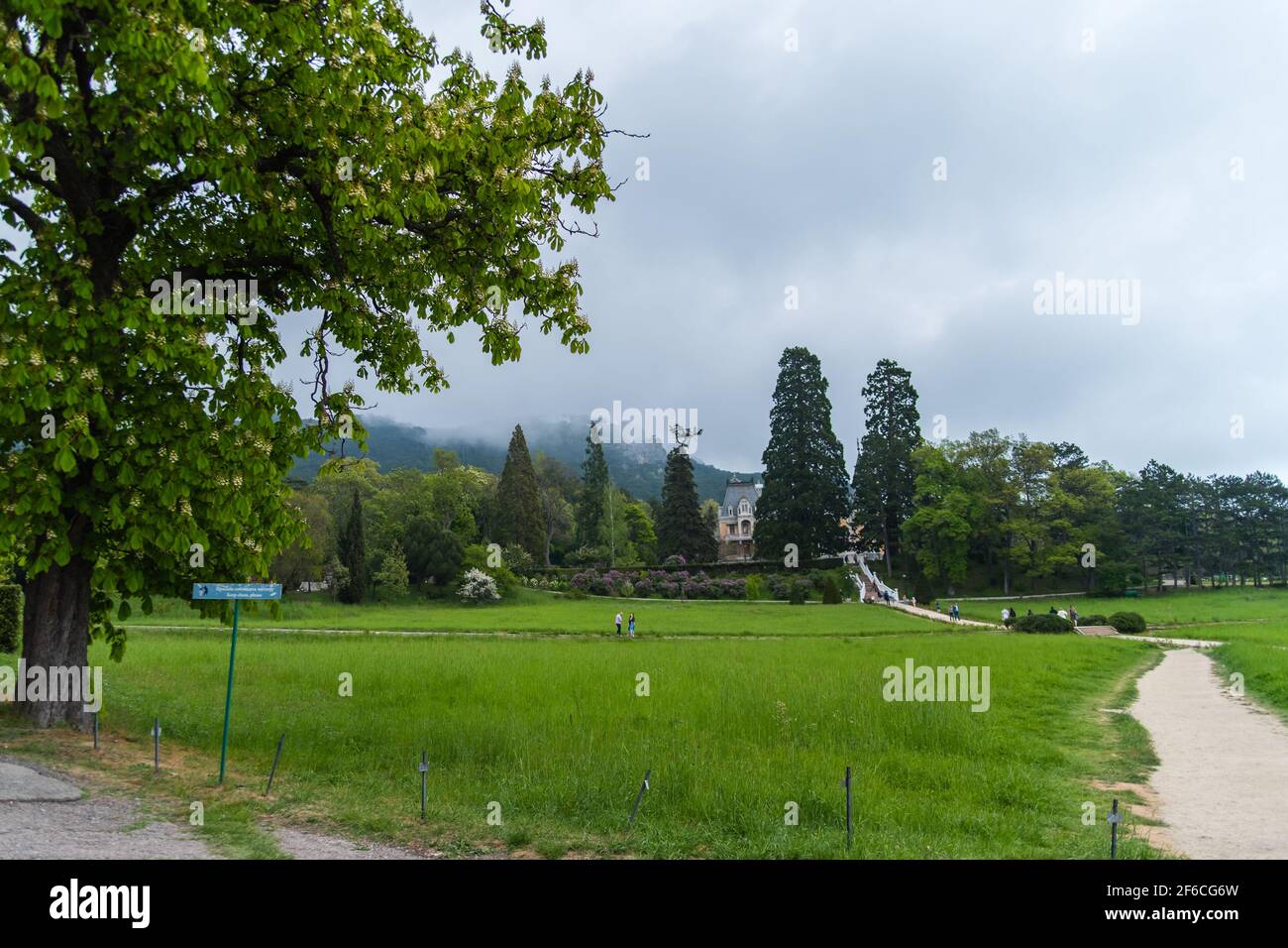 Yalta, Crimea, Russia- May 1, 2020: Massandra Palace - museum of ...