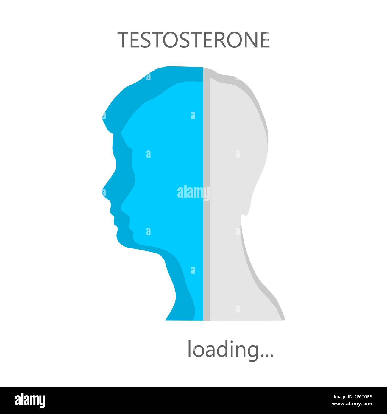 Hormone testosterone level measuring scale. Health care concept ...