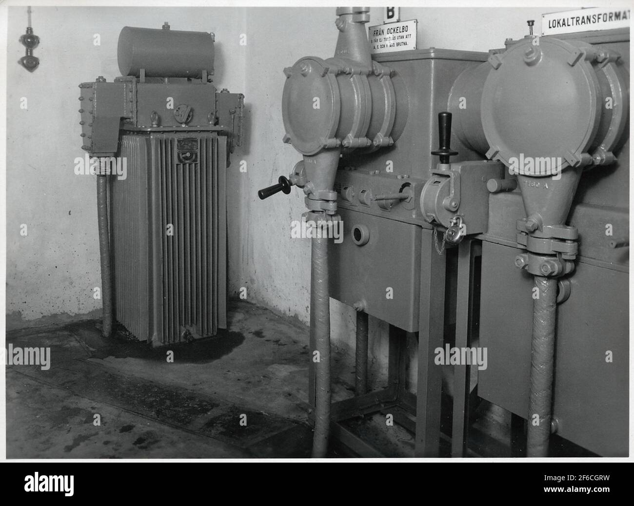 Electrical installation with local transformer Stock Photo - Alamy