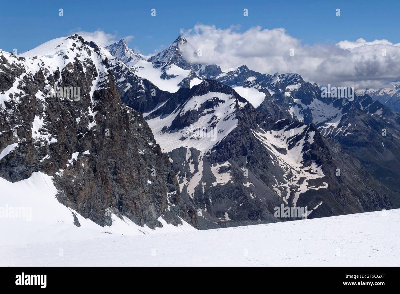 Mountain landscape of Valais (Alps, Switzerland Stock Photo - Alamy