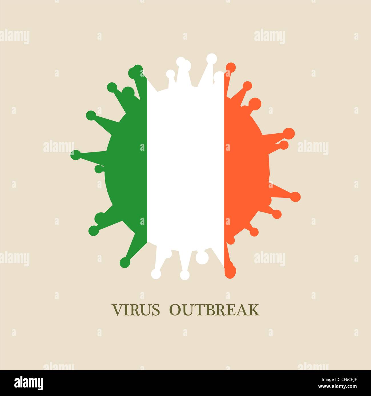 Abstract virus silhouette. Coronavirus virus danger relative ...
