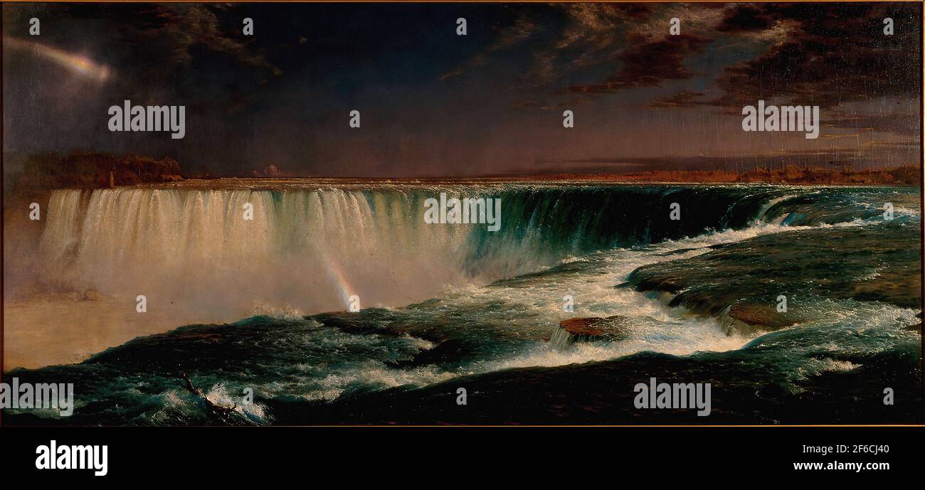 Frederic edwin church niagara (1857) hi-res stock photography and ...