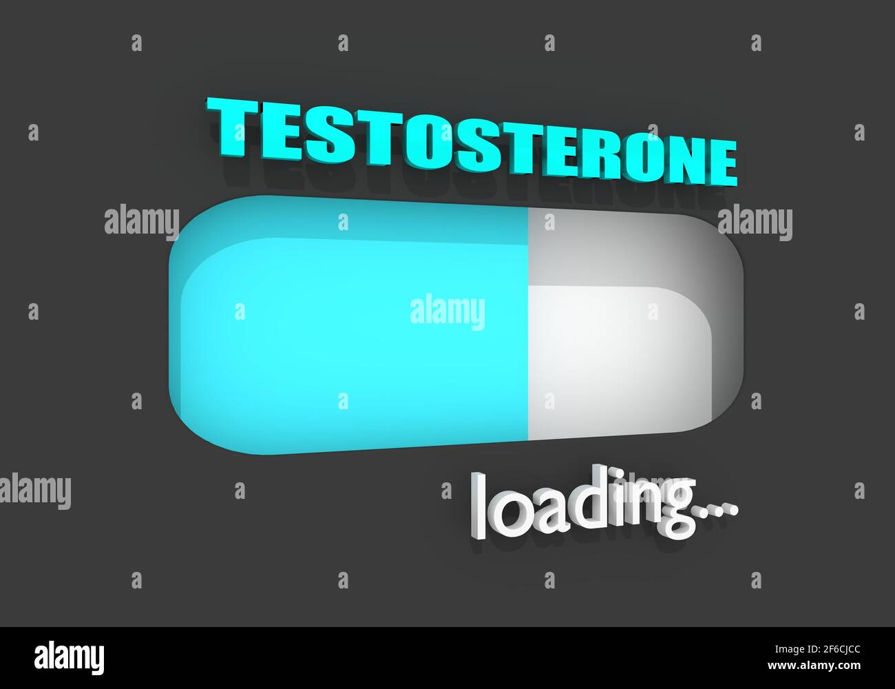 Hormone testosterone level measuring scale. Health care concept ...