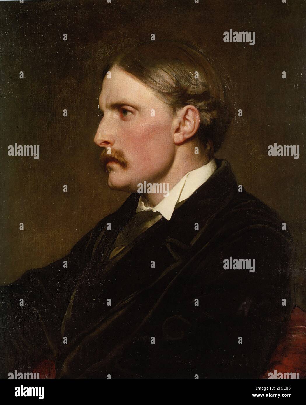 Frederic Leighton - Portrait Henry Evans Gordon 18 Stock Photo - Alamy