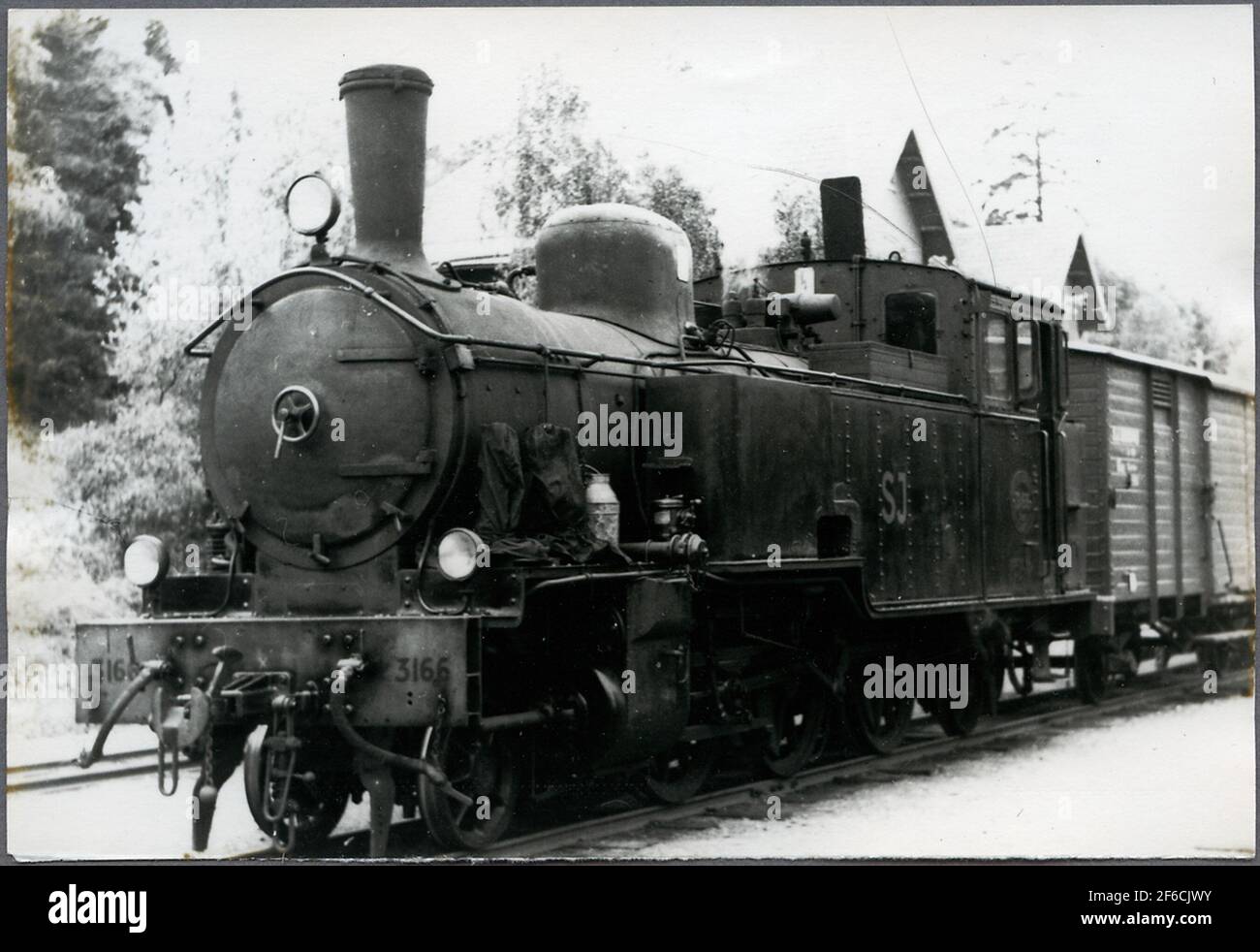 Steam locomotive SJ VB 9 3166.To SJ 1950 and scrapped in 1960 Stock ...