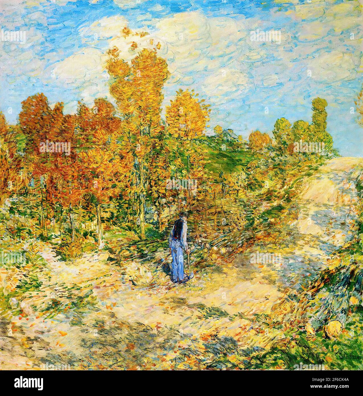 Childe hassam road hi-res stock photography and images - Alamy