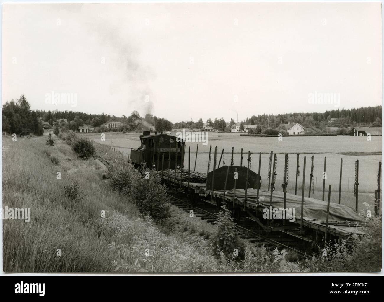 Local picture from Näs - Horndal's railway Stock Photo - Alamy
