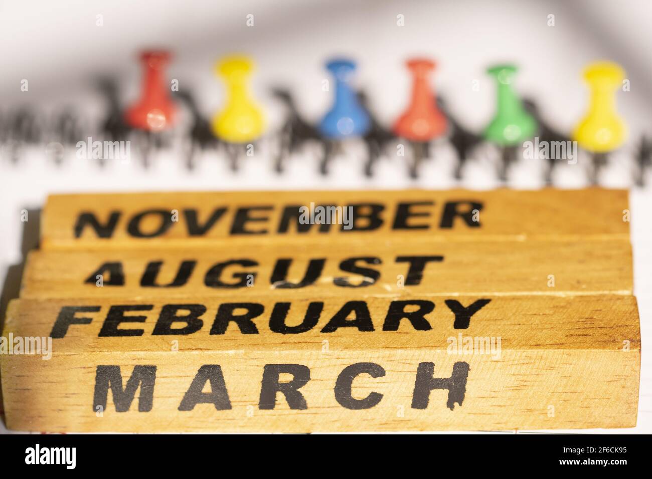 concept of seasons, months of the year and calendar Stock Photo - Alamy