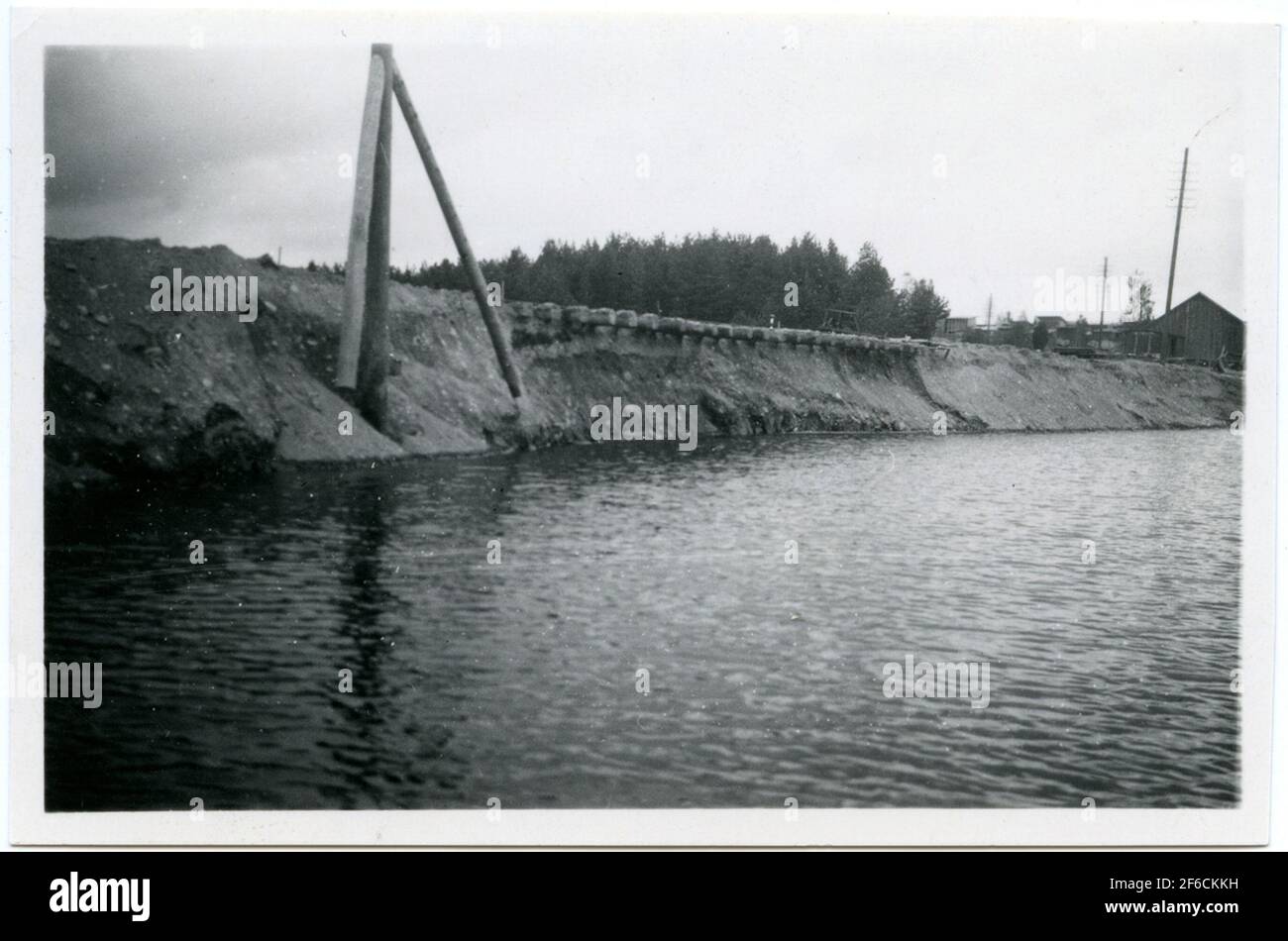 Race at the gravel grooves the vervel, on the line between korpklev and ...