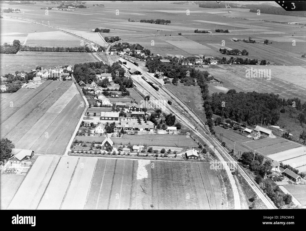 Aerial view of station Stock Photo - Alamy