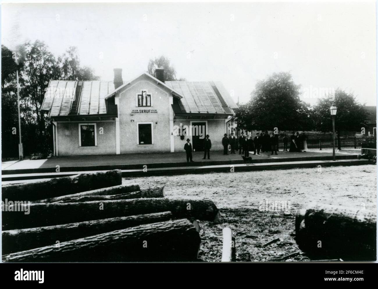Screw station in 1900, previously spelled screw Stock Photo - Alamy