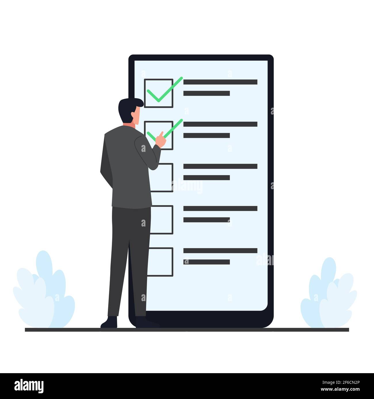 Survey ui design Cut Out Stock Images & Pictures - Alamy
