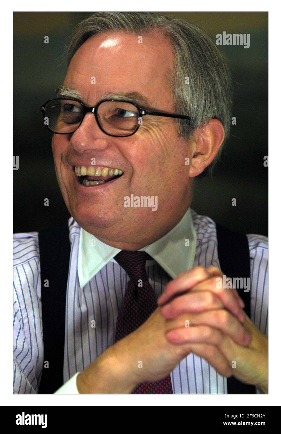 Sir Christopher Gent CEO of Vodafone at the Savoy Hotel in London for ...
