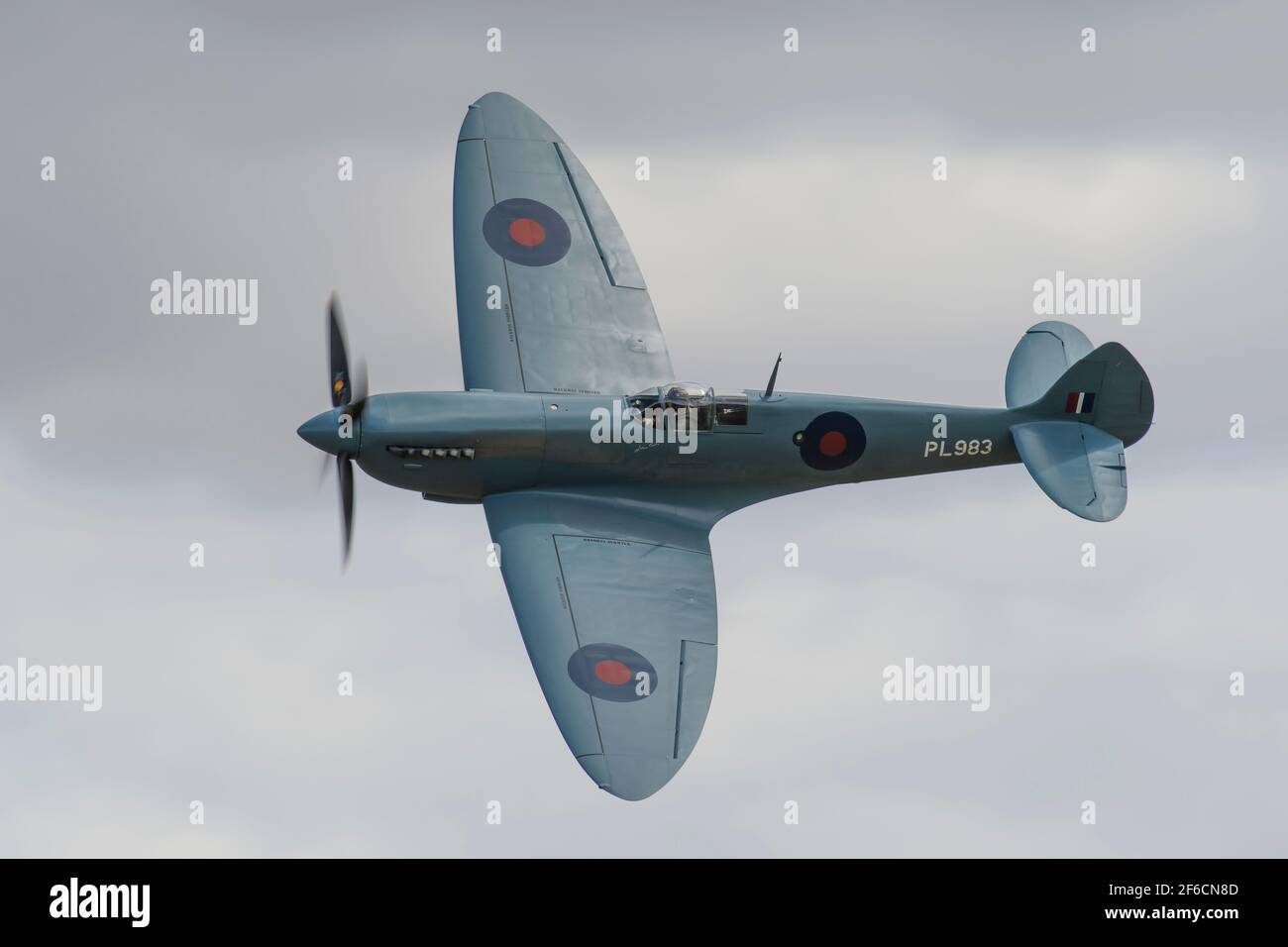 NHS Spitfire PR Stock Photo - Alamy