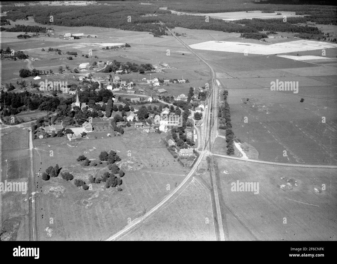 Aerial view of station Stock Photo - Alamy