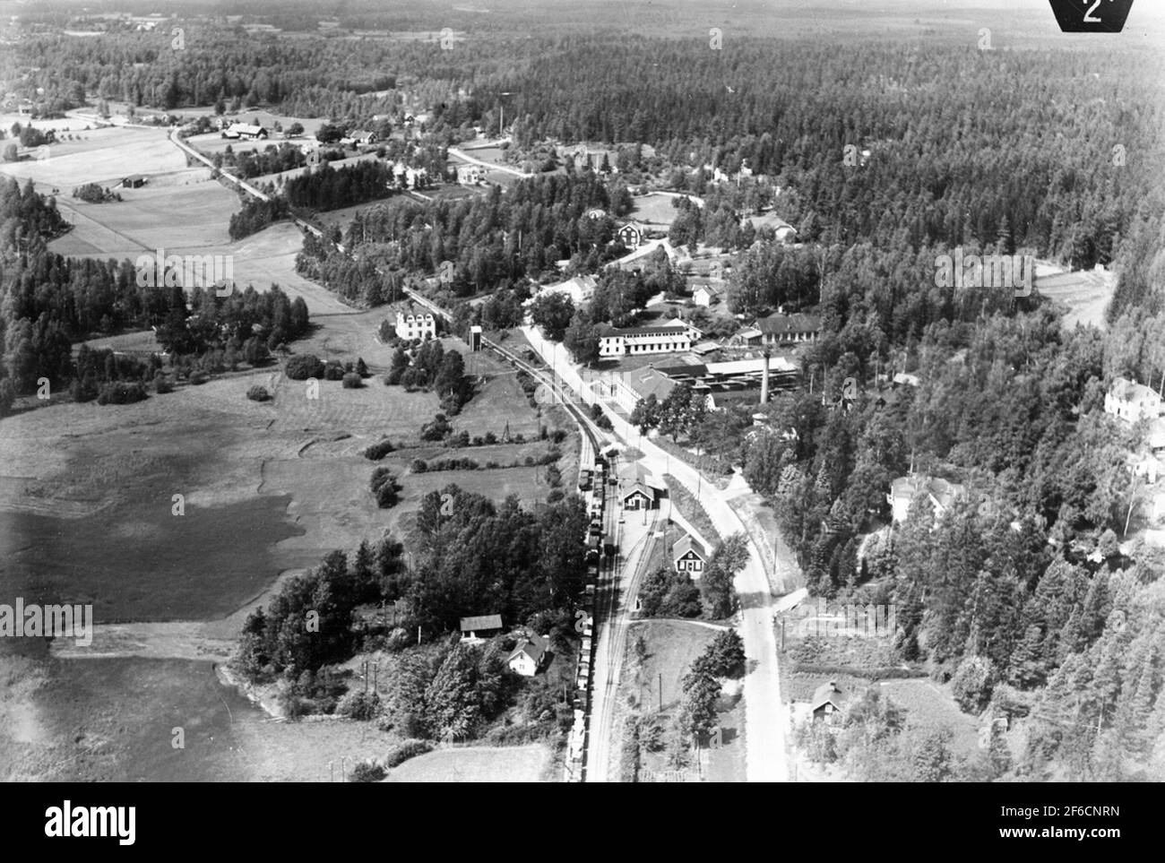 Aerial view of the station was built in 1874, but the premises have ...
