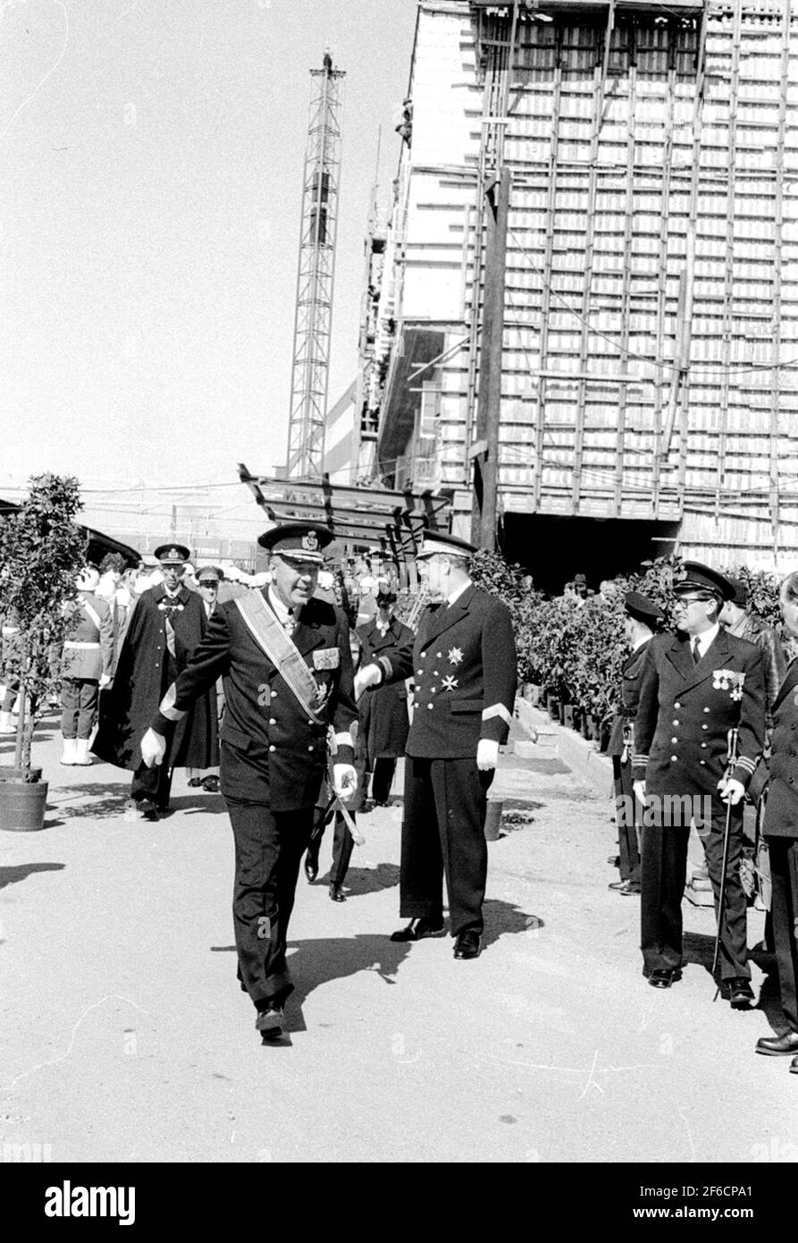 Prince Bertil at King Olav V visit to Stockholm Stock Photo - Alamy