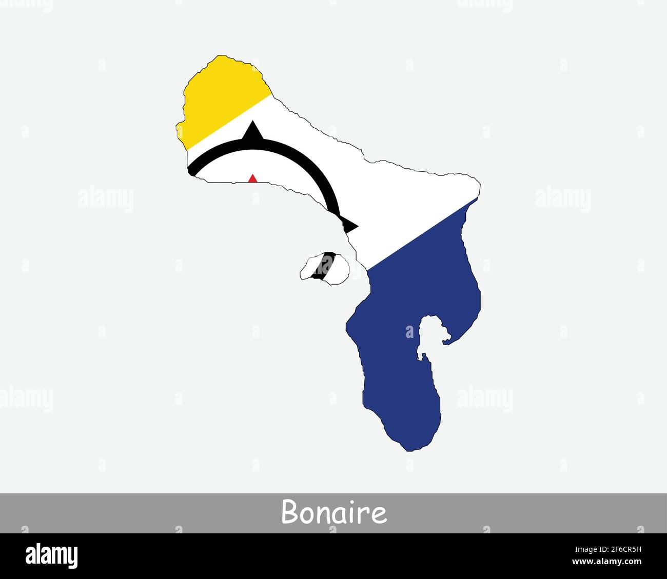 Bonaire caribbean islands map Stock Vector Images - Alamy