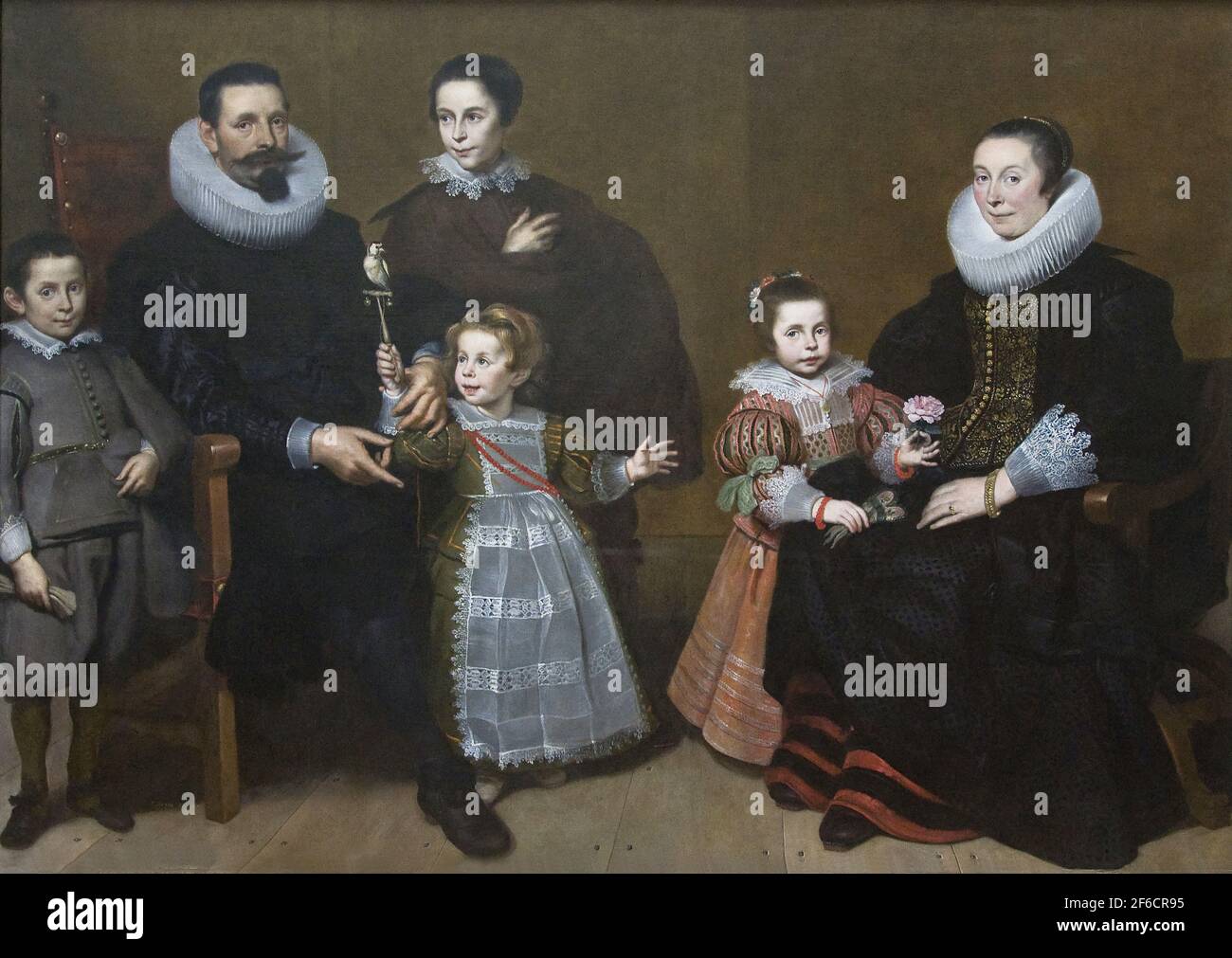Hubert Vos - Family Portrait 1631 Stock Photo - Alamy