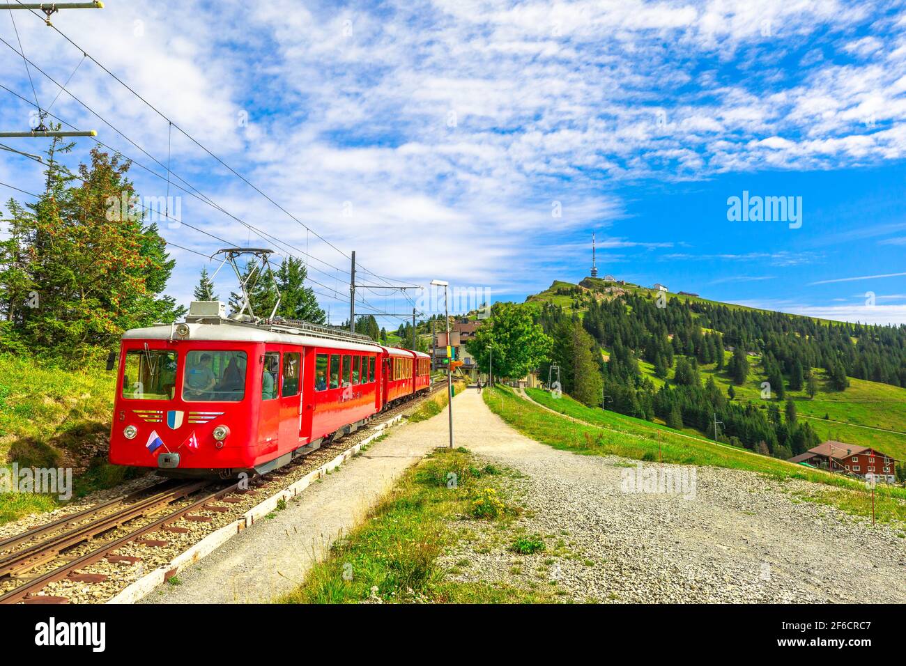 Rigi kulm cogwheel railway hi-res stock photography and images - Alamy